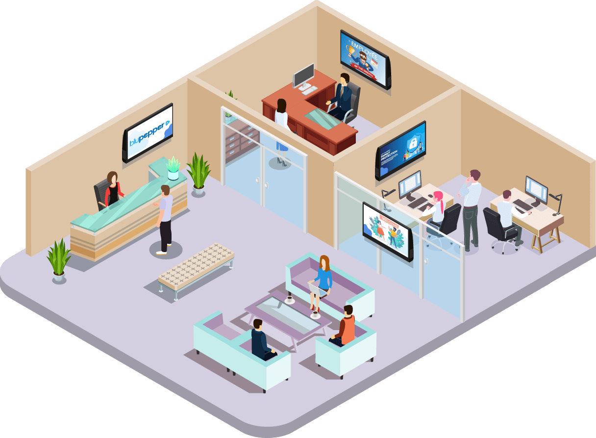 Office - Blupepper - Digital Signage Expert