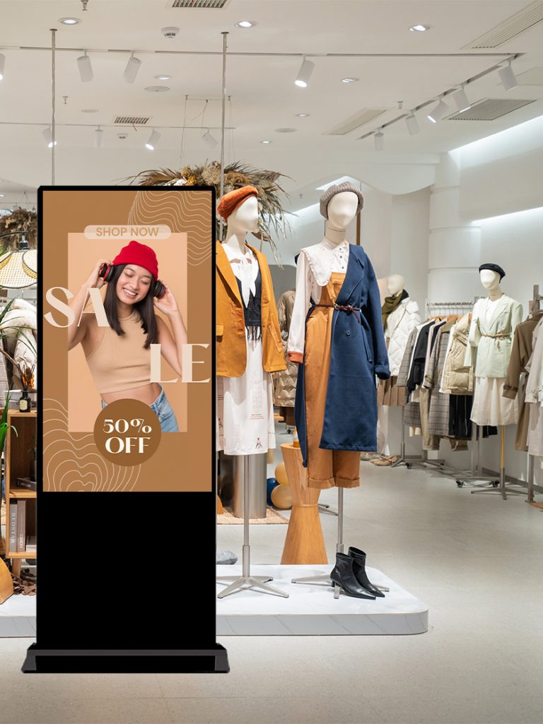 Floor Standing Digital Signage & Digital Standee Malaysia | Blupepper